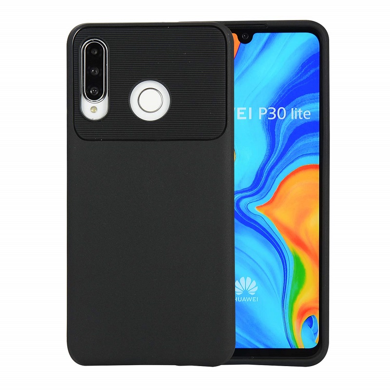 Huawei P30 Lite Case Silicone Black